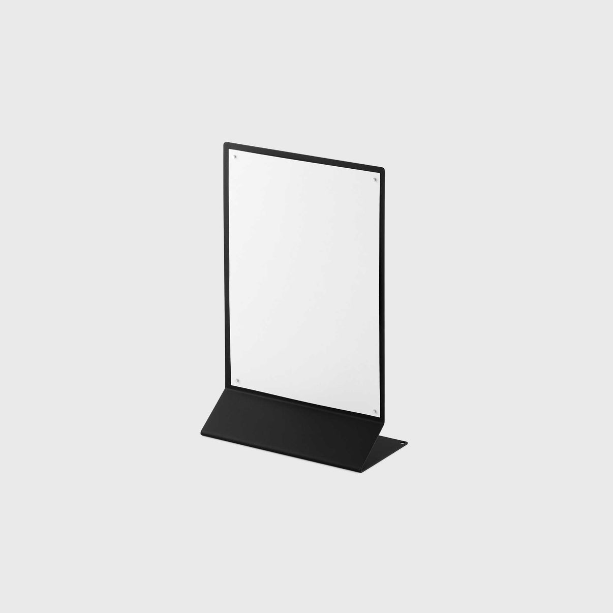 Metal Tabletop Sign Holder for A5 paper. Delivery worldwide.
